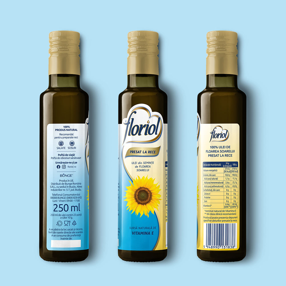 Floriol – Ulei presat la rece – Impackt!